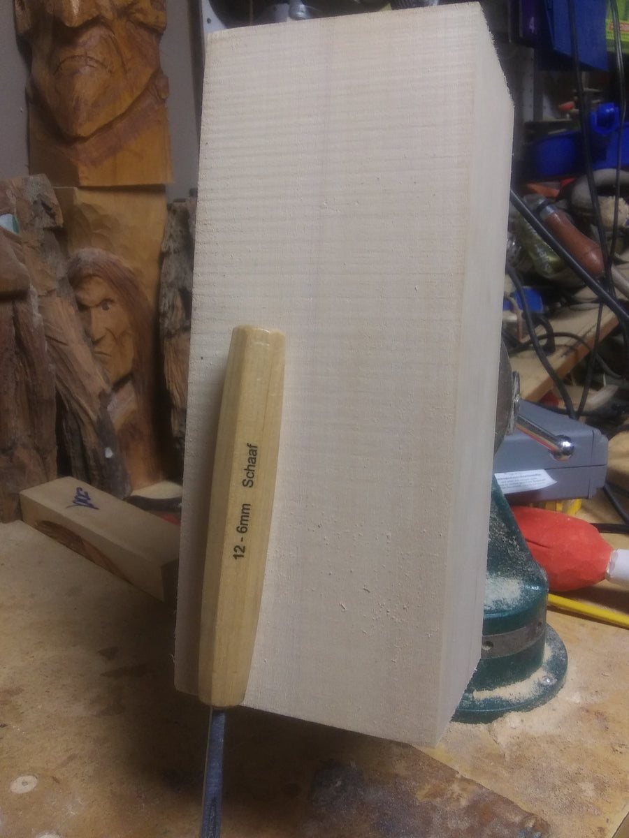 Large Basswood Carving Block 4" x 4" x 10" | Schaaf Tools